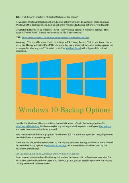 Image result for Backup Options