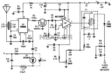Spectrum Analyzer Circuit Diagram