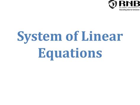 Image result for System of Equations and Linear Programming