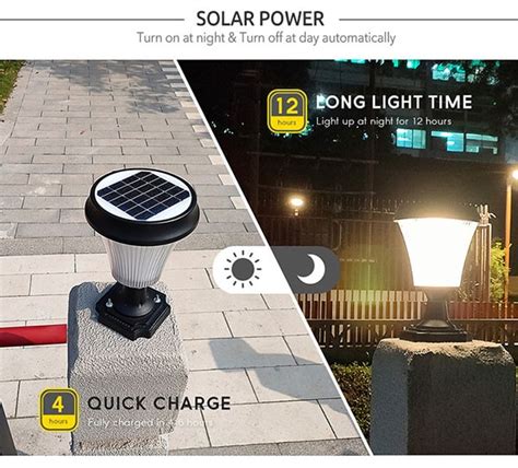 Wholesale Solar Fence Post Lights | Garden Post Cap Lights For Sale