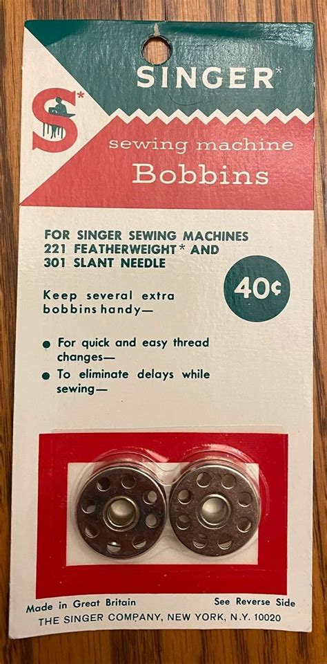 Image result for Singer Sewing Machine Bobbins