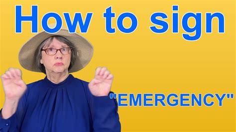Image result for Emergency Sign Language