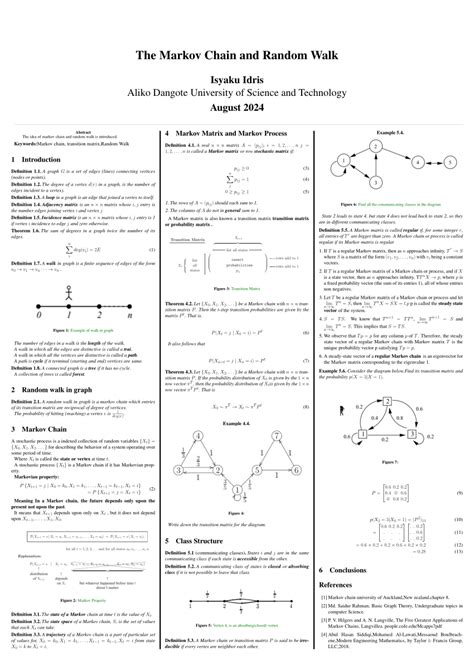 Image result for Random Walk-In Markov Chain