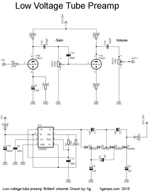 Image result for Tube Preamp Schematic