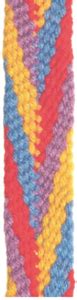 Image result for Chevron Pattern Finger Weaving