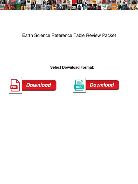 Image result for Annotated Earth Science Reference Table