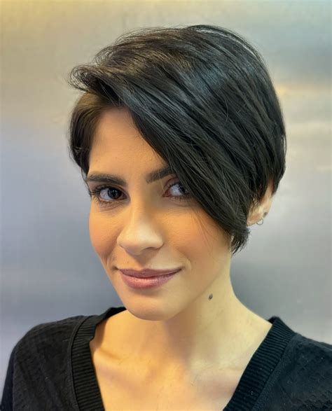 Image result for Angled Pixie Cut