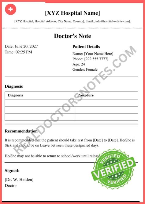 Image result for Doctor Note for Surgery