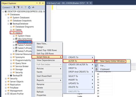 Image result for Alter View in SQL