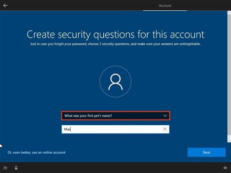 Image result for Windows 10 Pro Set Up Local Account
