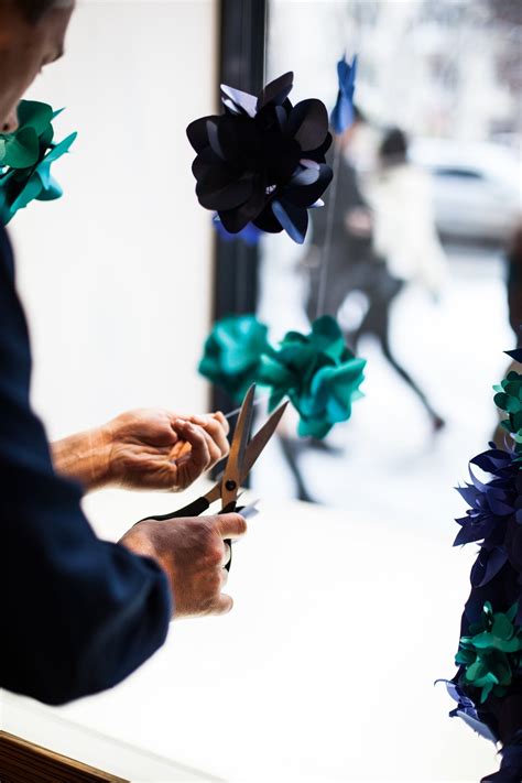 Image result for Paper Flower Window Display