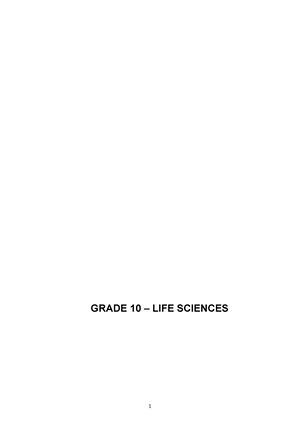 Image result for Life Science Grade 12 Notes PDF Download