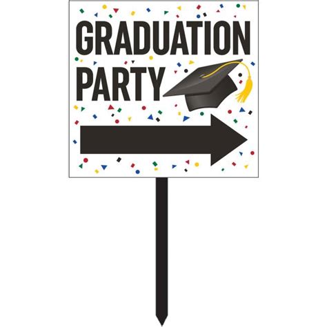 Image result for Graduation Party Direction Signs