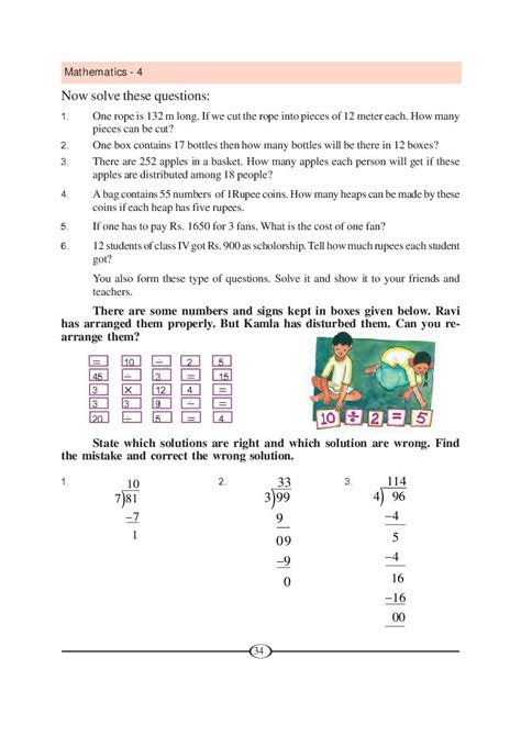 Image result for Class Four Math Book