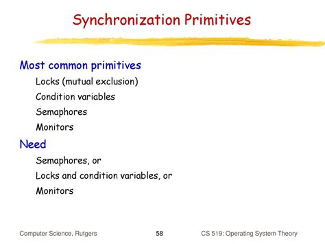 Image result for Synchronization Primitive