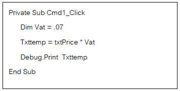 Image result for Visual Basic Debug End Window