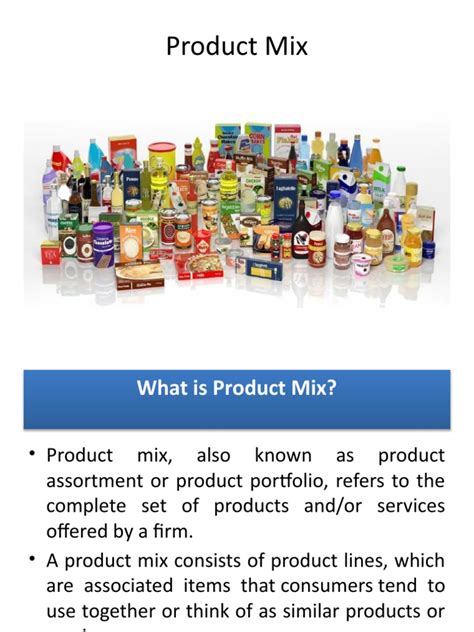 Image result for Product Mix Example