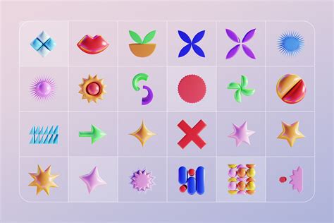 Image result for Colorful 3D Objects