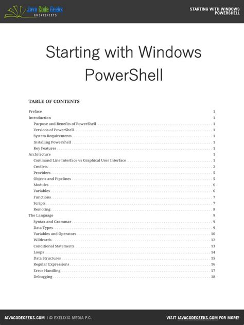 Image result for Windows PowerShell Quick Guide