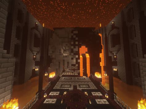 Image result for Minecraft Nether Castle Build