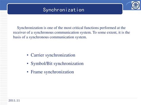 Image result for Synchronization in Communication System
