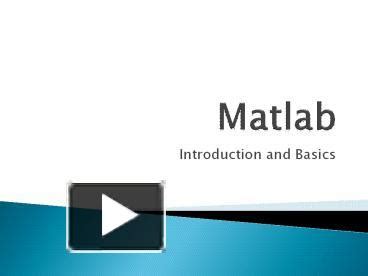 Image result for MATLAB Basics Ppt