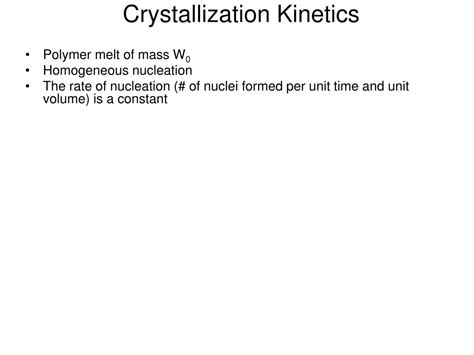 Image result for Crystallization Kinetics