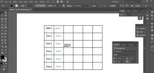 Image result for Creating a Table in Illustrator