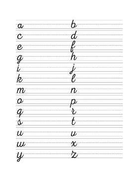 Image result for French Cursive Lettering Card