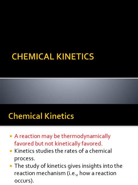 Image result for Chemical Kinetics Examples