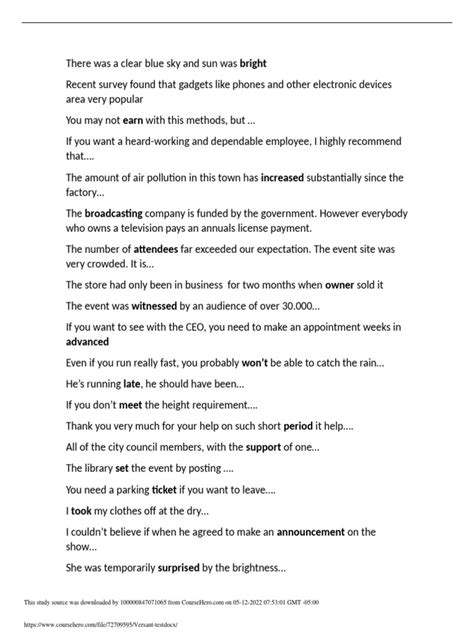 Image result for Versant Speaking Test Sample