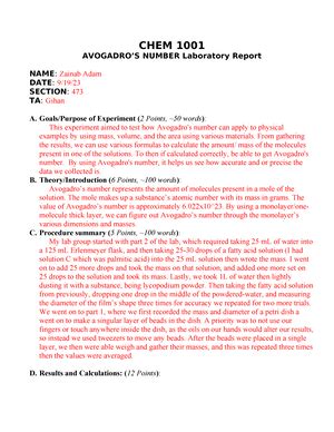Image result for Final Lab Report Example Enthalpy