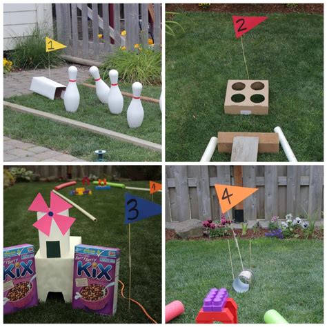 Image result for DIY Backyard Mini Golf Course