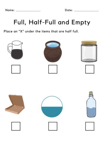 Image result for Object Lesson Half Full