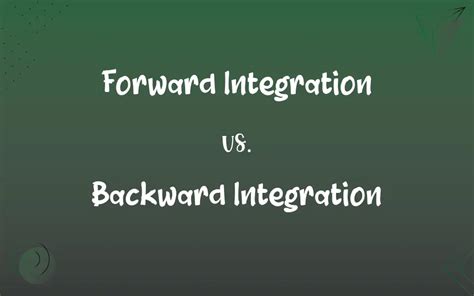 Image result for Backward Integration