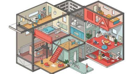 Image result for Multi-Level Home Interior