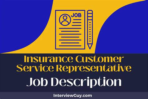 Image result for Insurance Customer Service Job Description
