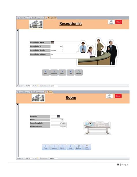 Image result for Hospital Management System Project Table Structure