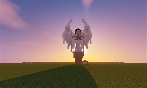 Image result for Small Simple Angel Statue Minecraft