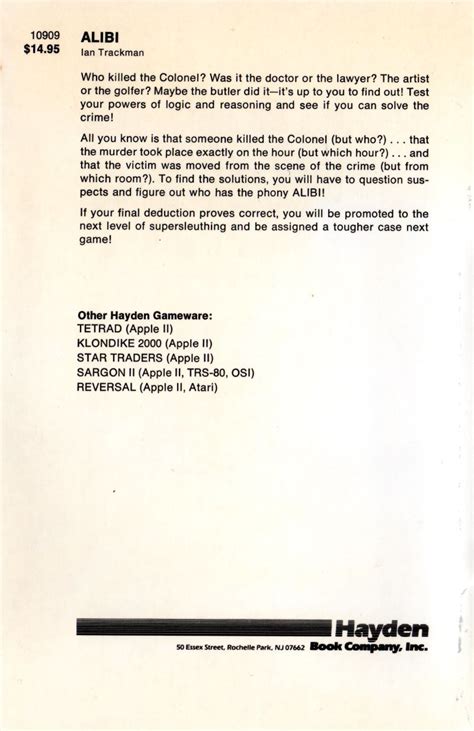 Image result for Alibi Master Class