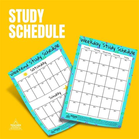Image result for Student Study Schedule