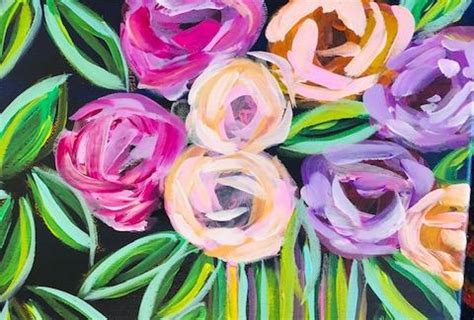 Image result for Abstract Flower Painting Tutorial