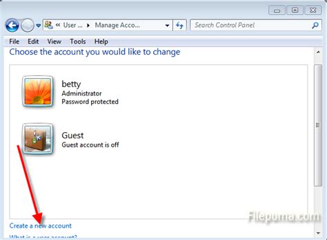 Image result for Control Panel Add Users