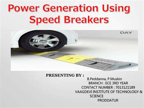 Image result for Power Generaation Using Speed Breakers
