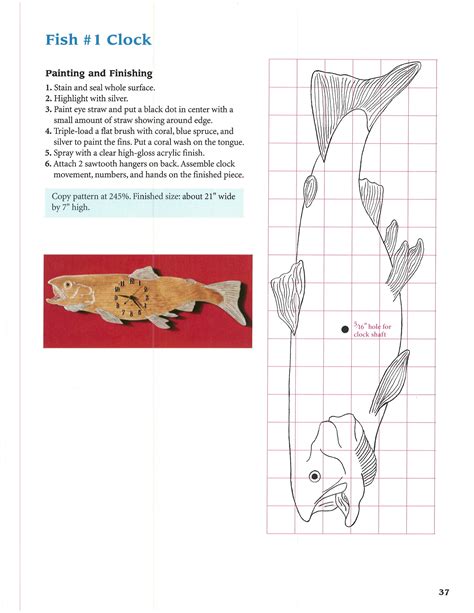 Image result for Wood Clock Patterns