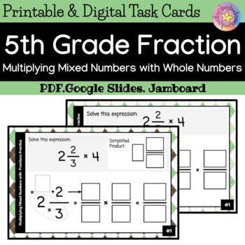 Image result for Multiplying Mixed Numbers 5th Grade