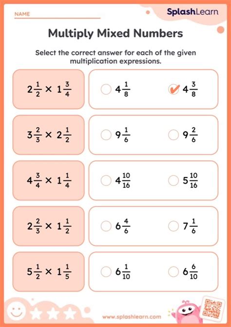 Image result for Multiplying Mixed Numbers Sums