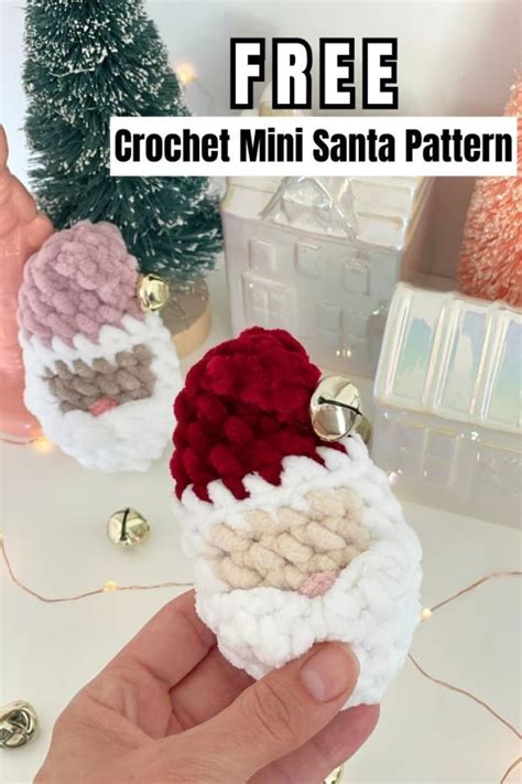 Image result for Crochet Santa Pin Pattern-Free