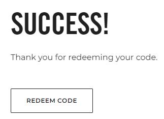 Image result for Redemption Code to Be Redeemed