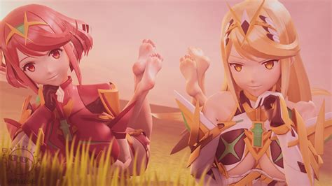 Image result for Pyra X Mythra deviantART